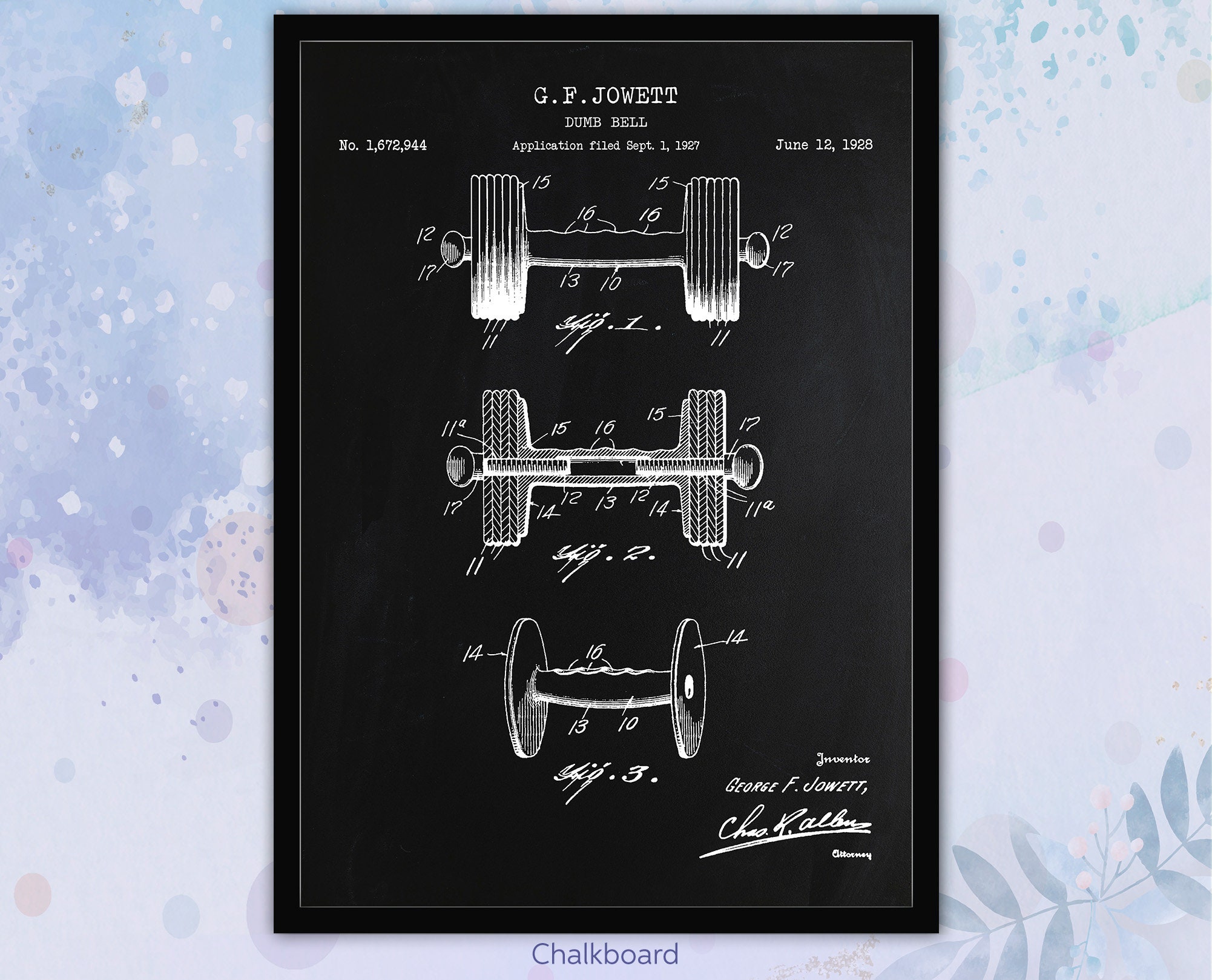 Set of 6 Vintage Weightlifting Patent Print. Weight Lifting - Etsy