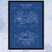 Set of 6 Vintage Video Gaming System Patent Print. Gaming Controller ...