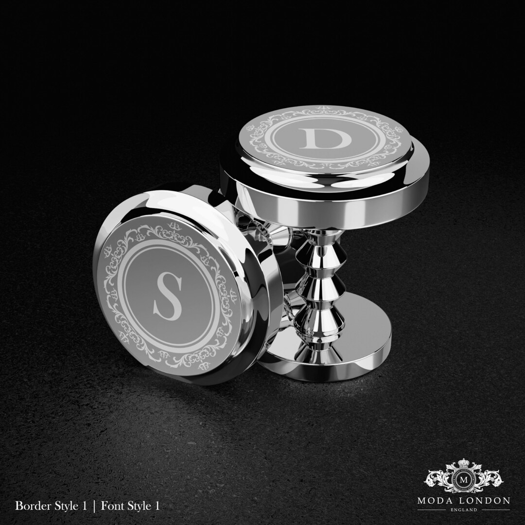 Custom Silver Cufflinks | Groom Wedding Cufflinks | Wedding Party Gifts ...
