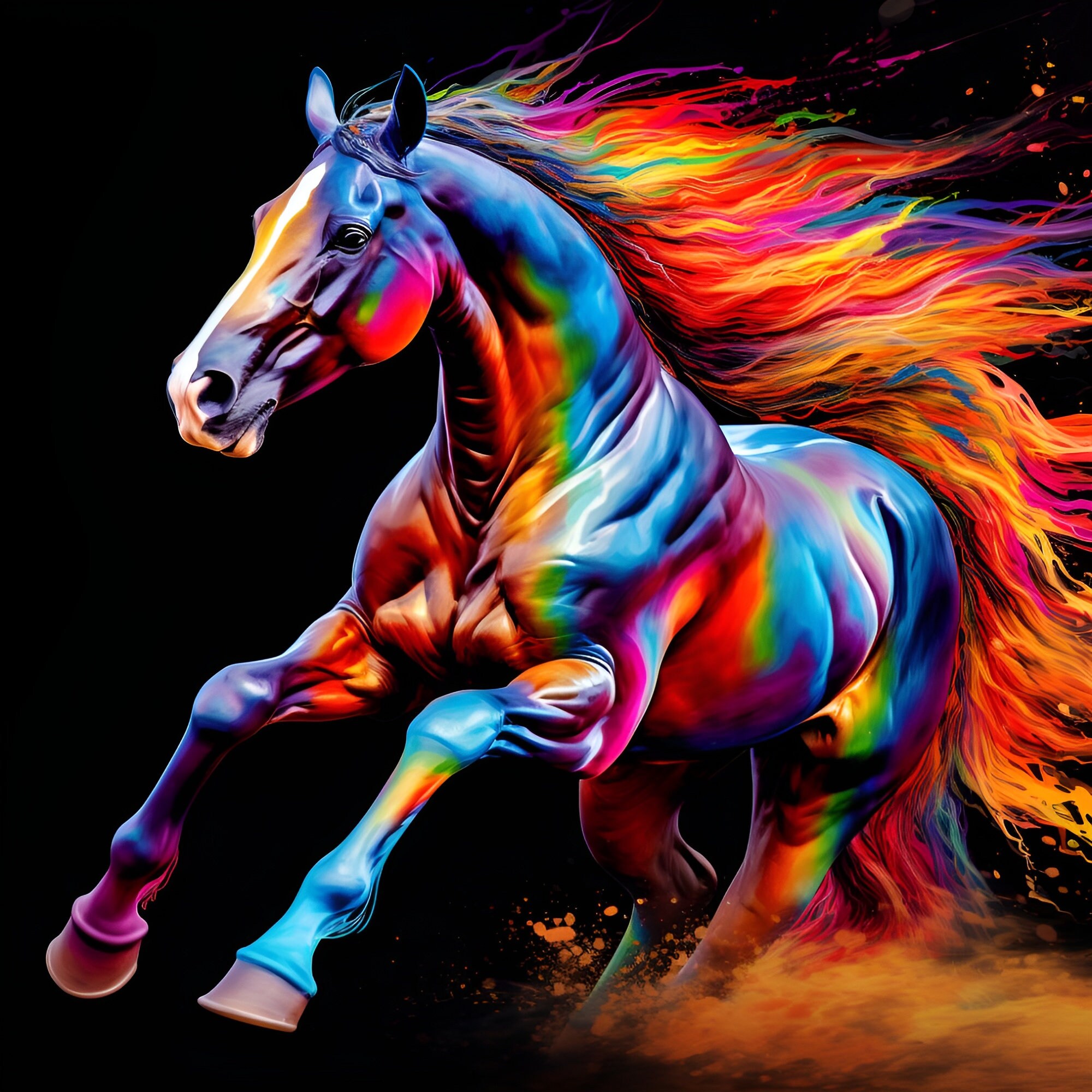 Horse Graphic Art