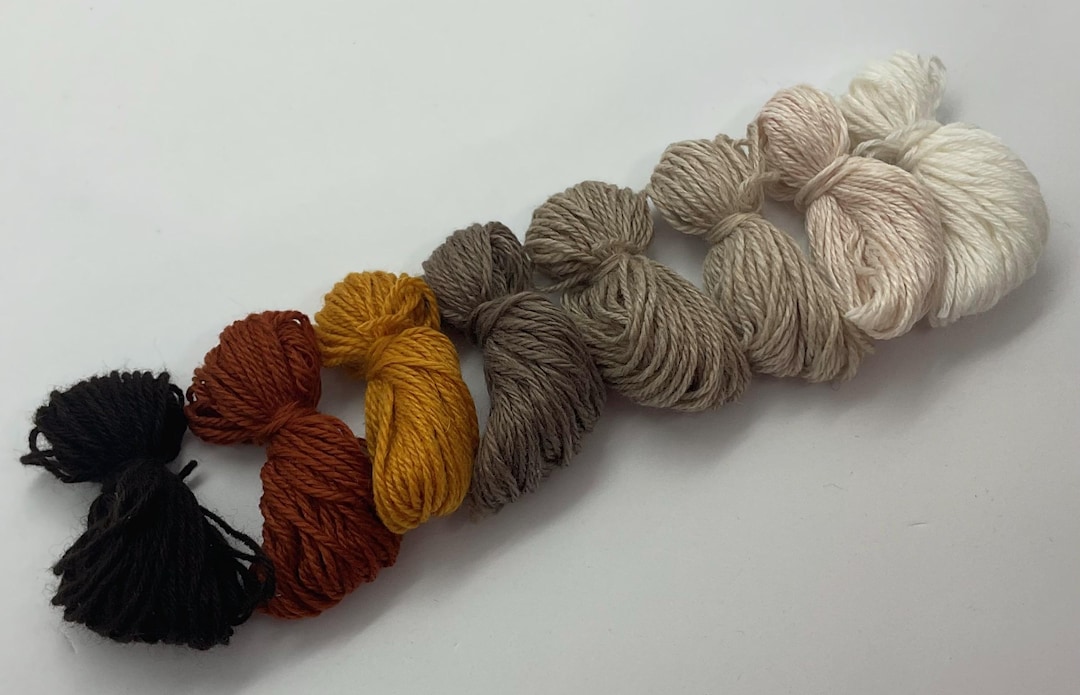 Pure Cashmere Darning Yarn in Various Shades, Brown to Beige Cashmere ...