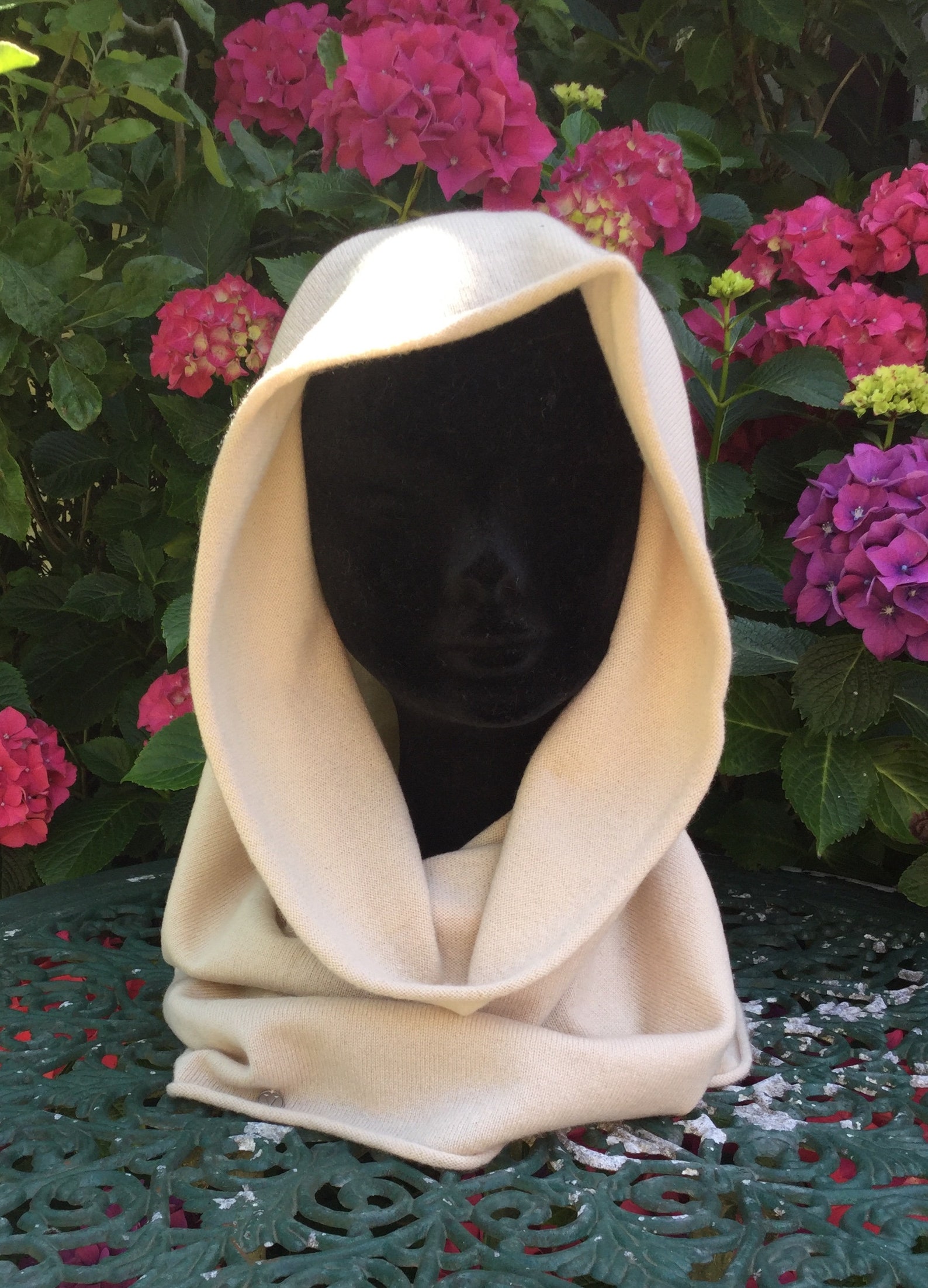 Pure cashmere snood / hood | Etsy