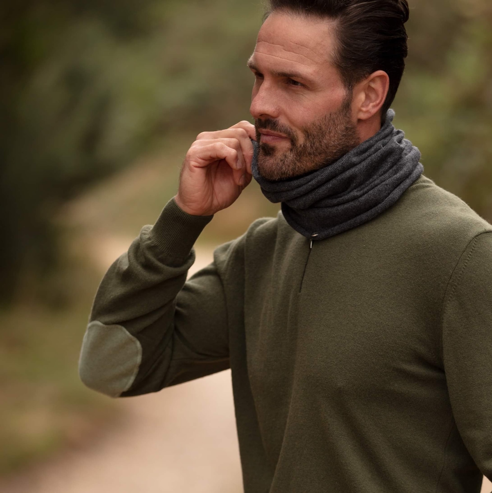 Mens Cashmere Snood Cashmere Snood Cashmere Neck Warmer - Etsy UK