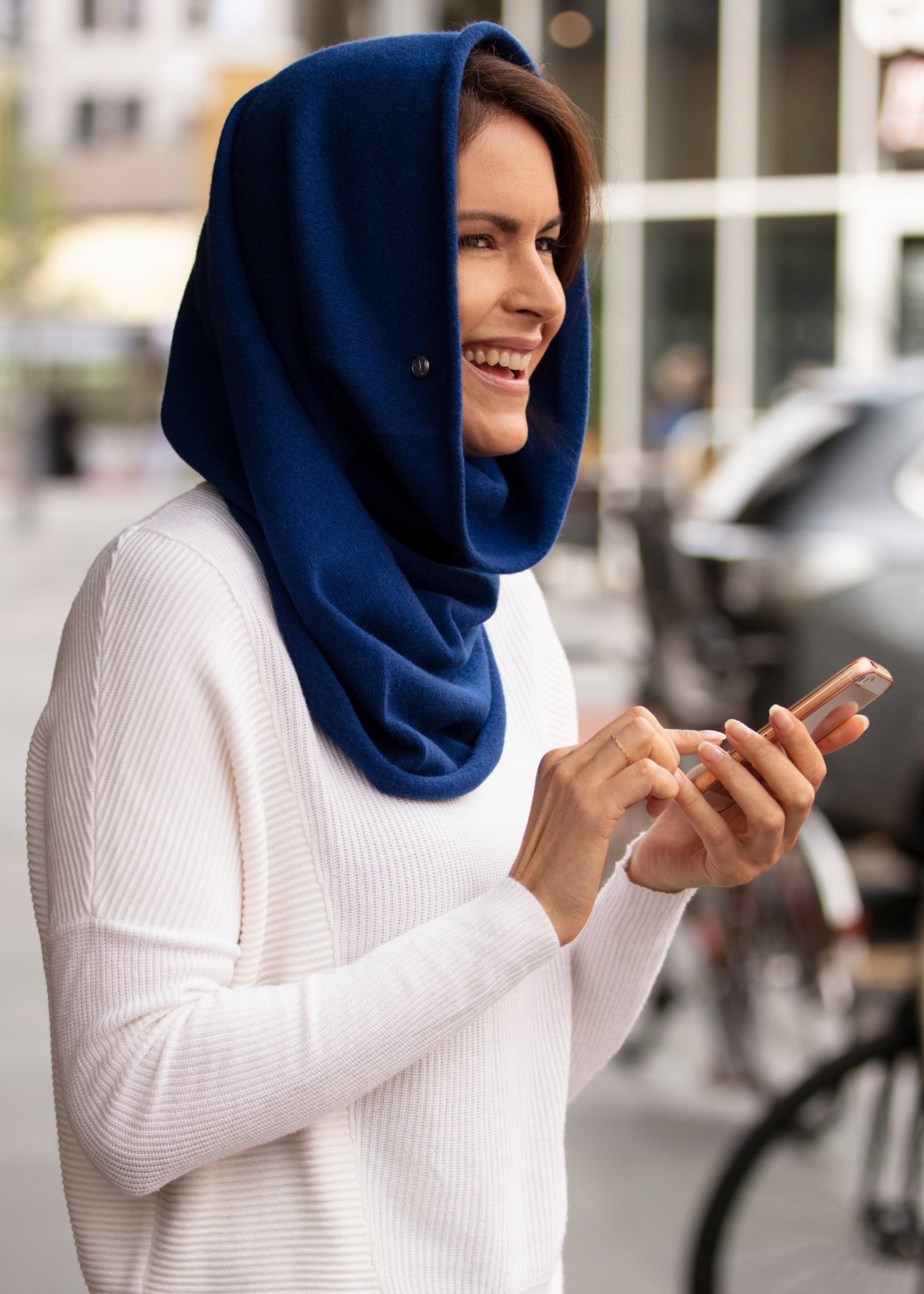 Pure Cashmere Snood / Hood - Etsy UK