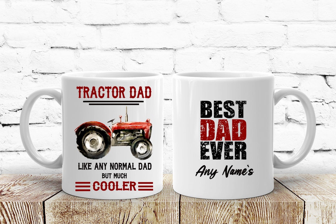 Personalised Mug,fathers Day, Birthday Mug,tractor Dad,farmer Gift ...