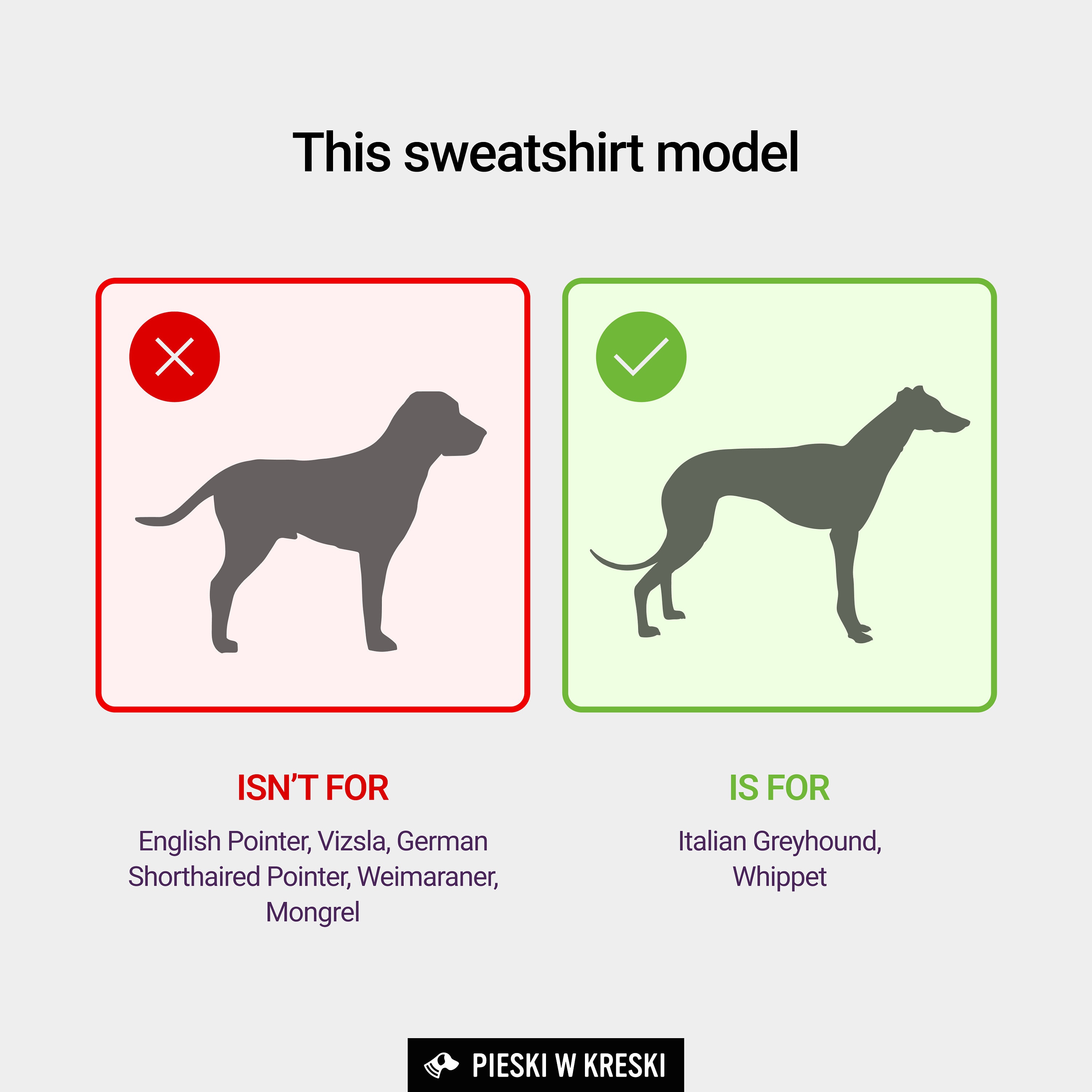 75% Wool Whippet Jumper – Whippet Clothing, Sighthound Sweater ...