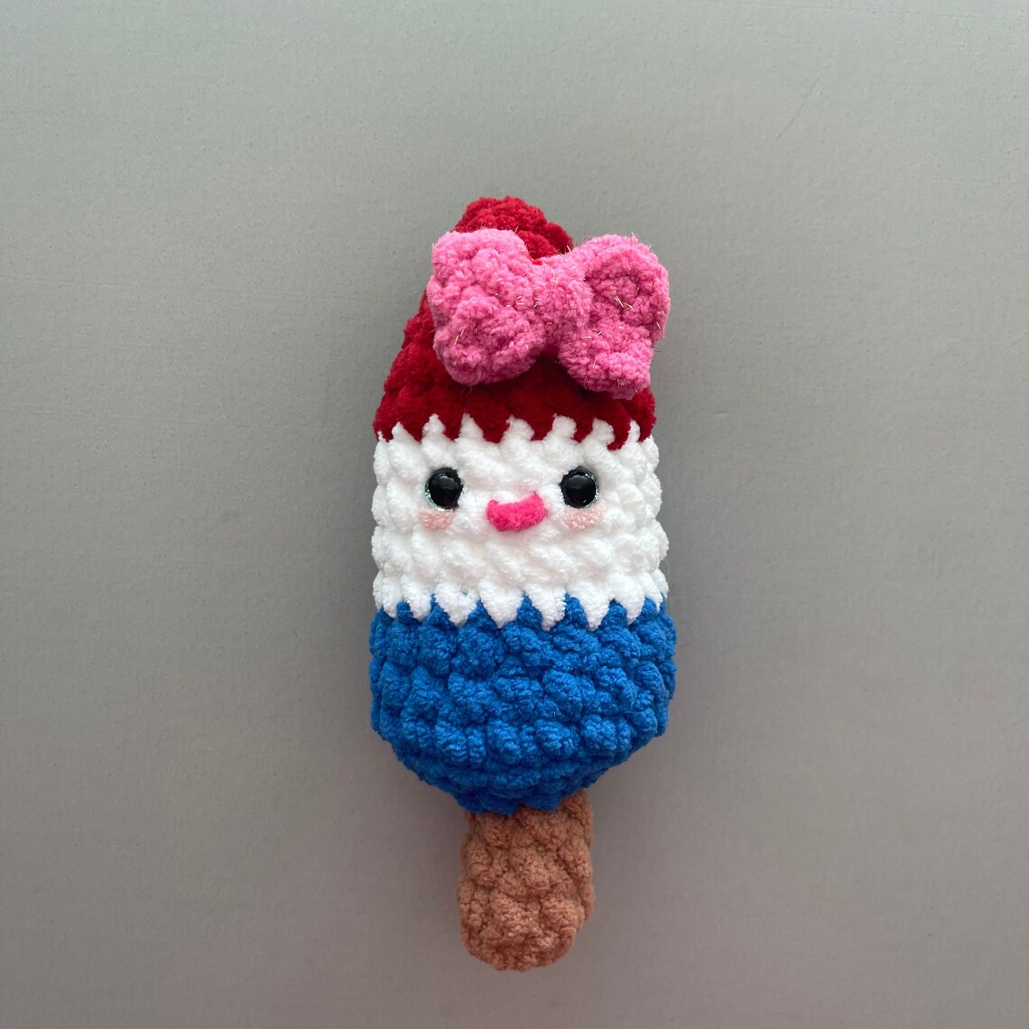 No Sew Bomb Pop Crochet Pattern, Cute DIY Crochet Plushie Pattern ...