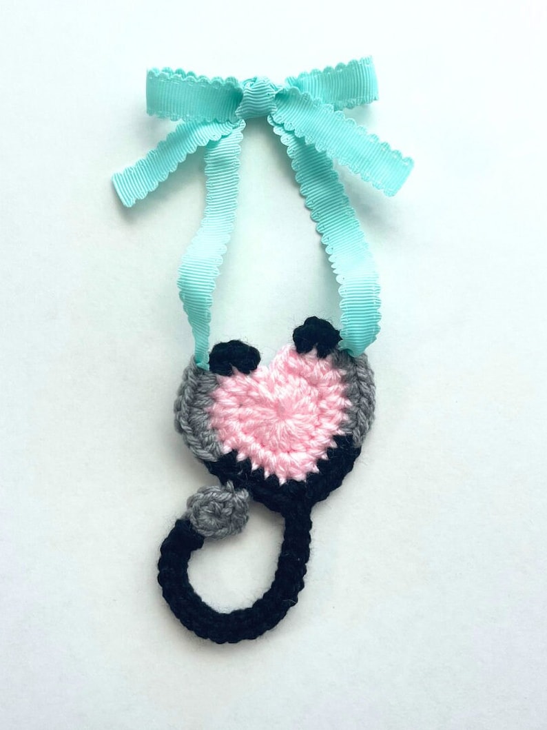 Crochet Stethoscope Heart Pattern, Nurse Crochet PDF, Doctor Nurse ...