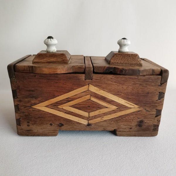 Antique Wooden Box - Etsy