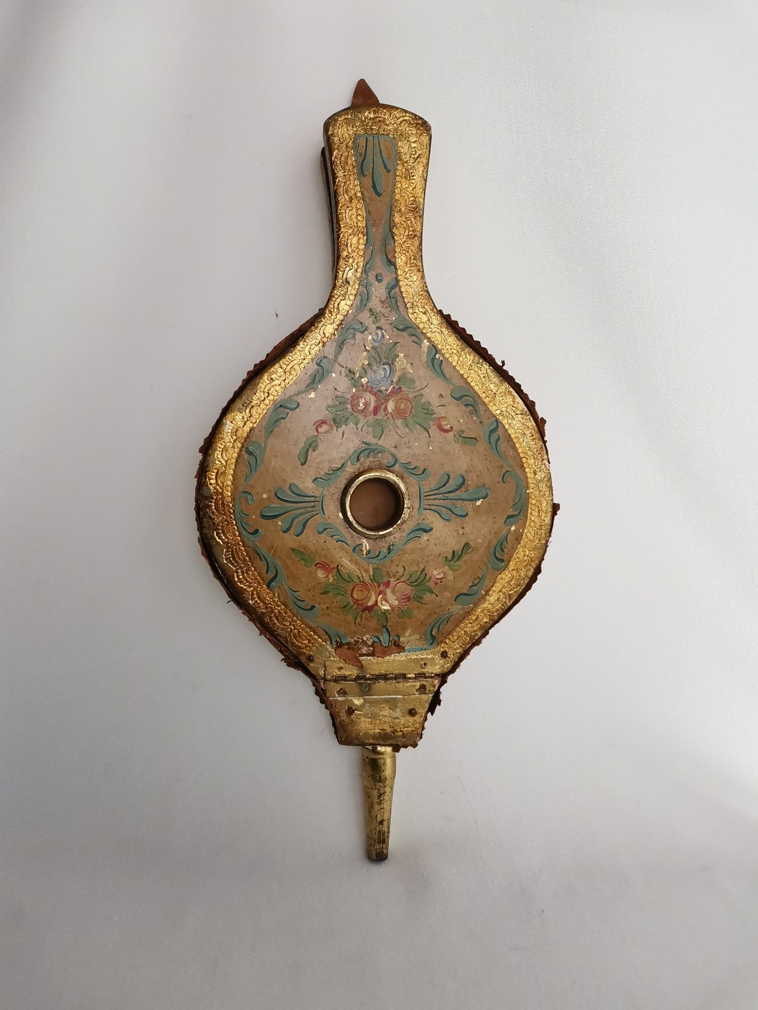Vintage Small Florentine Bellows 1950s Decorative Bellows Florentine ...