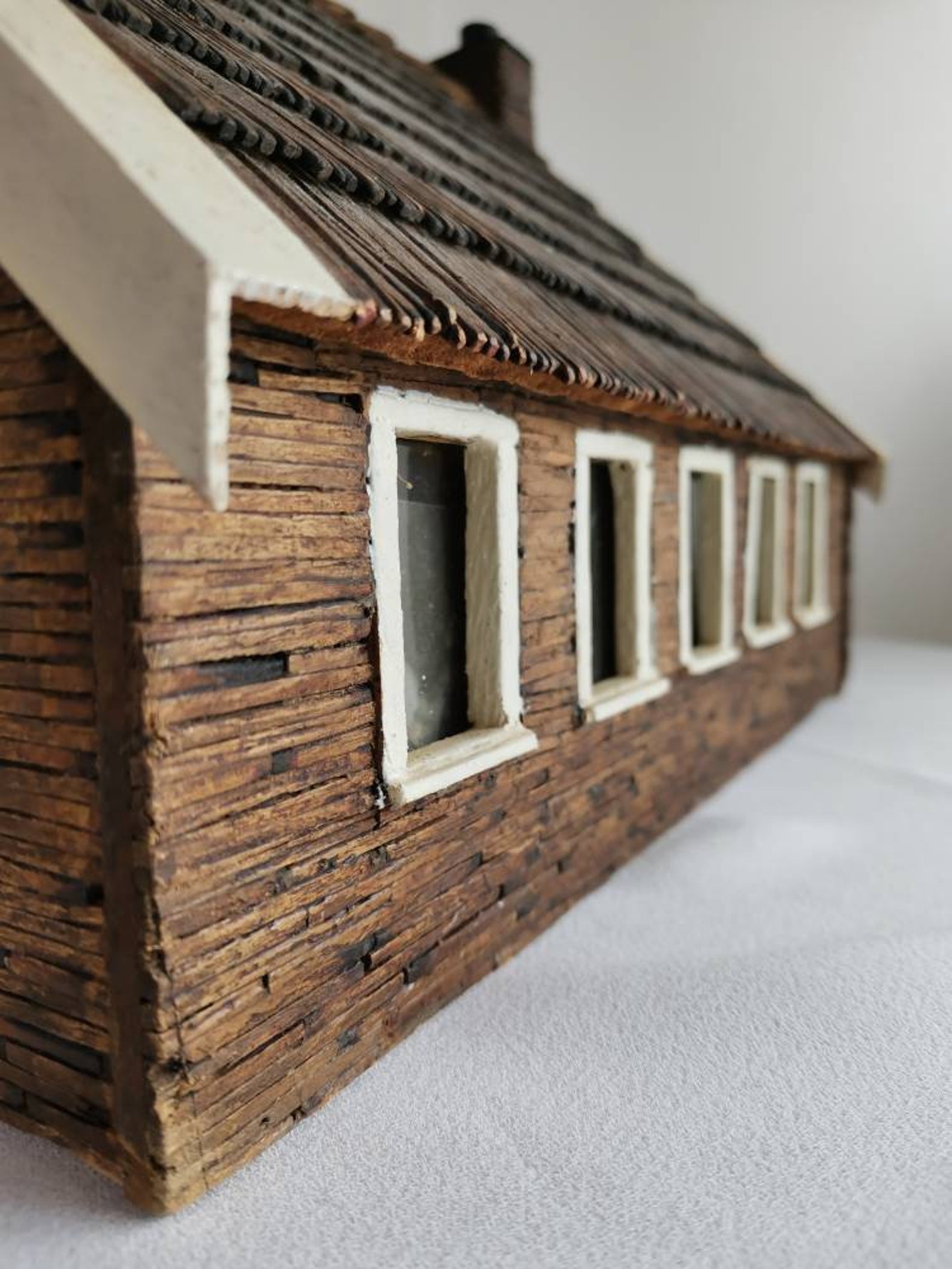 Vintage Match Farm 1950s Miniature Dutch Farmhouse Made From Matches ...