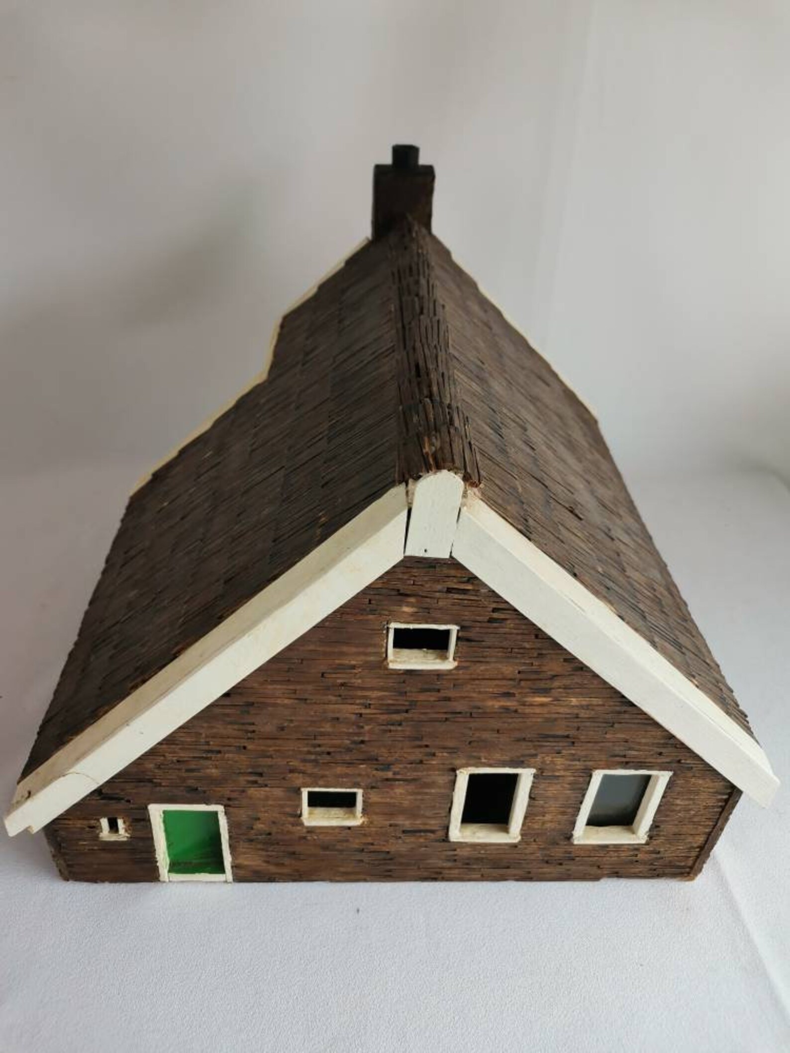 Vintage Match Farm 1950s Miniature Dutch Farmhouse Made From Matches ...