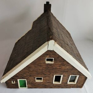 Vintage Match Farm 1950s Miniature Dutch Farmhouse Made From Matches ...