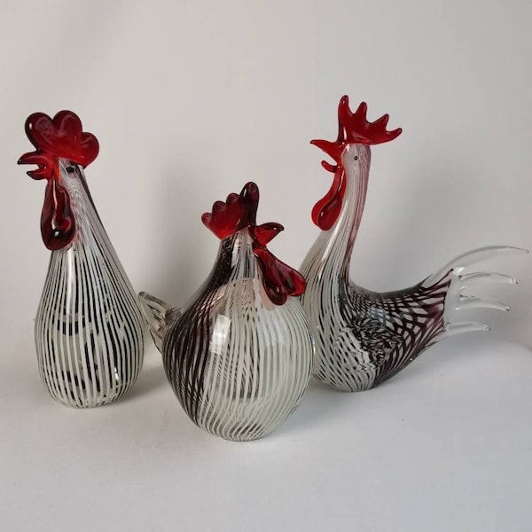 Rooster Glass - Etsy