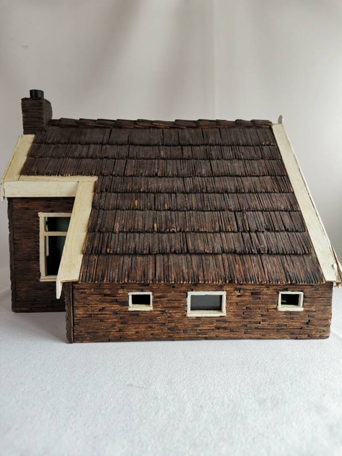 Vintage Match Farm 1950s Miniature Dutch Farmhouse Made From Matches ...