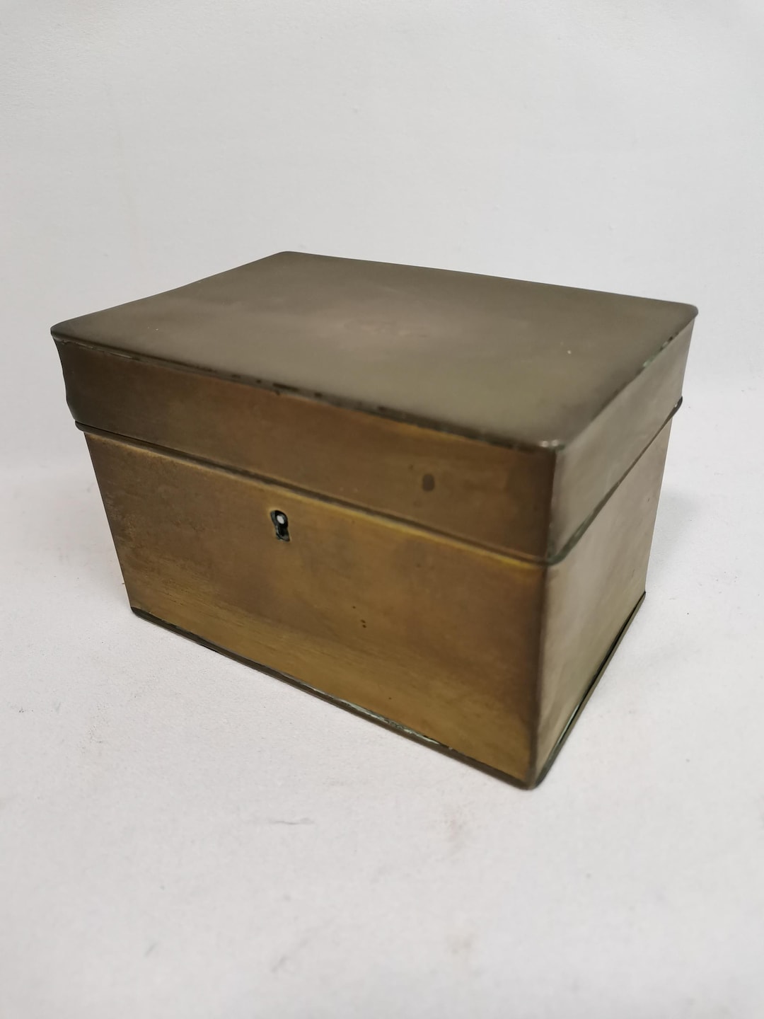 Antique Small Copper Money Box 1920s Antique Money Box | Art Deco Money ...