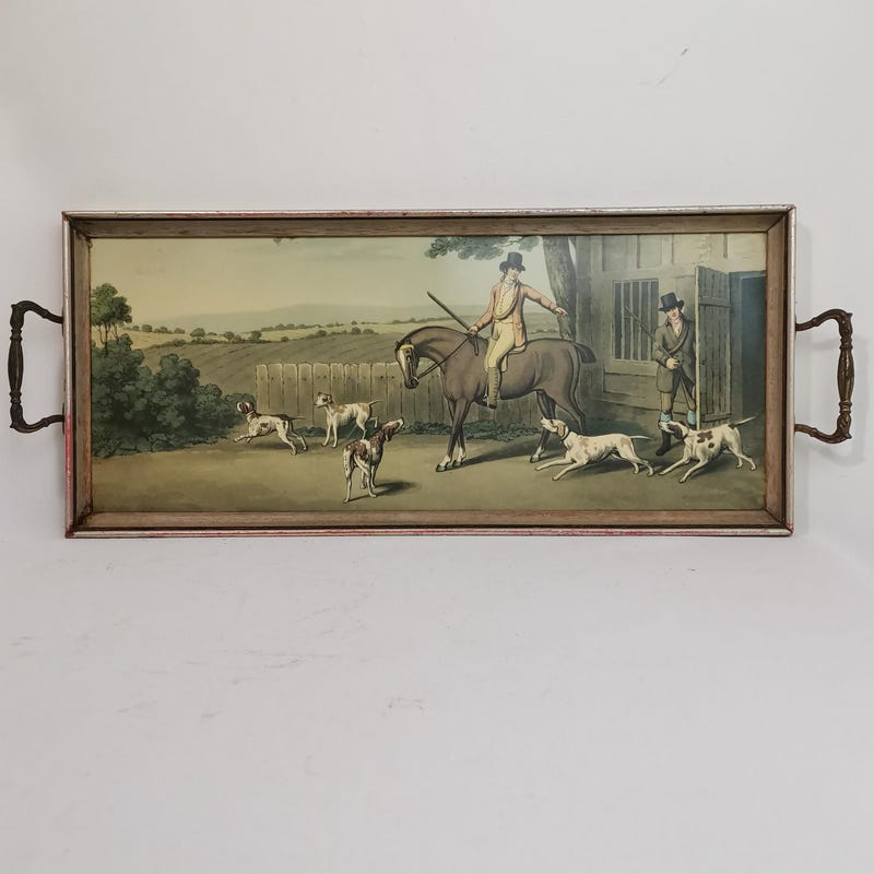 Antique Serving Tray - Etsy