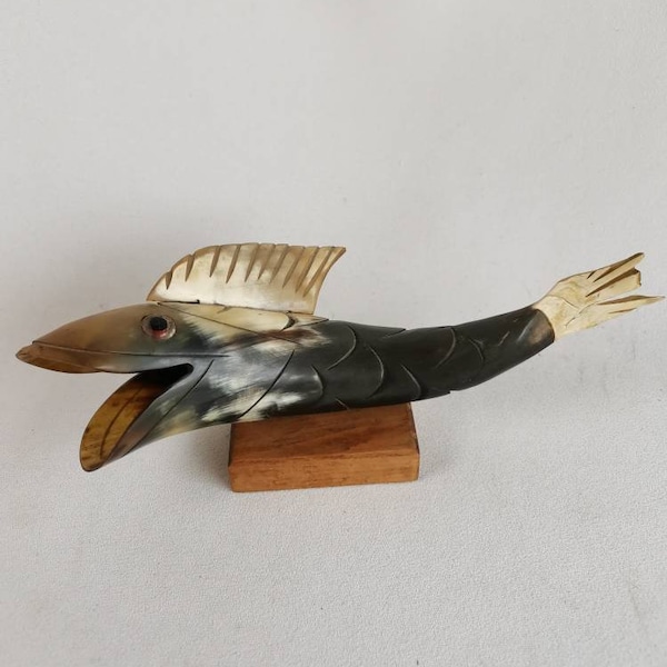 Antique Fish Figurine - Etsy