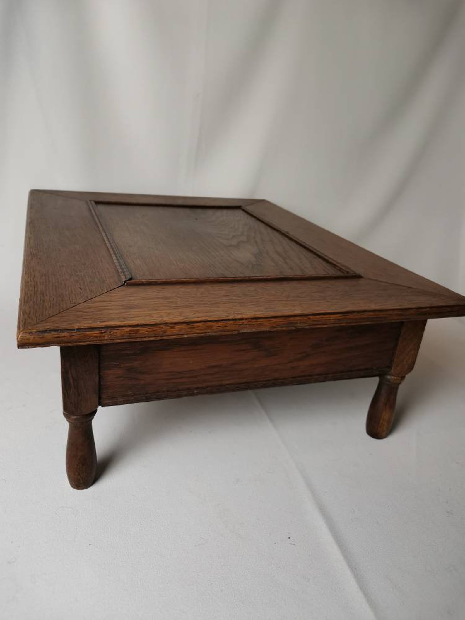 Antique Oak Writing Box on Legs 1910s Decorative Oak Lectern | Etsy