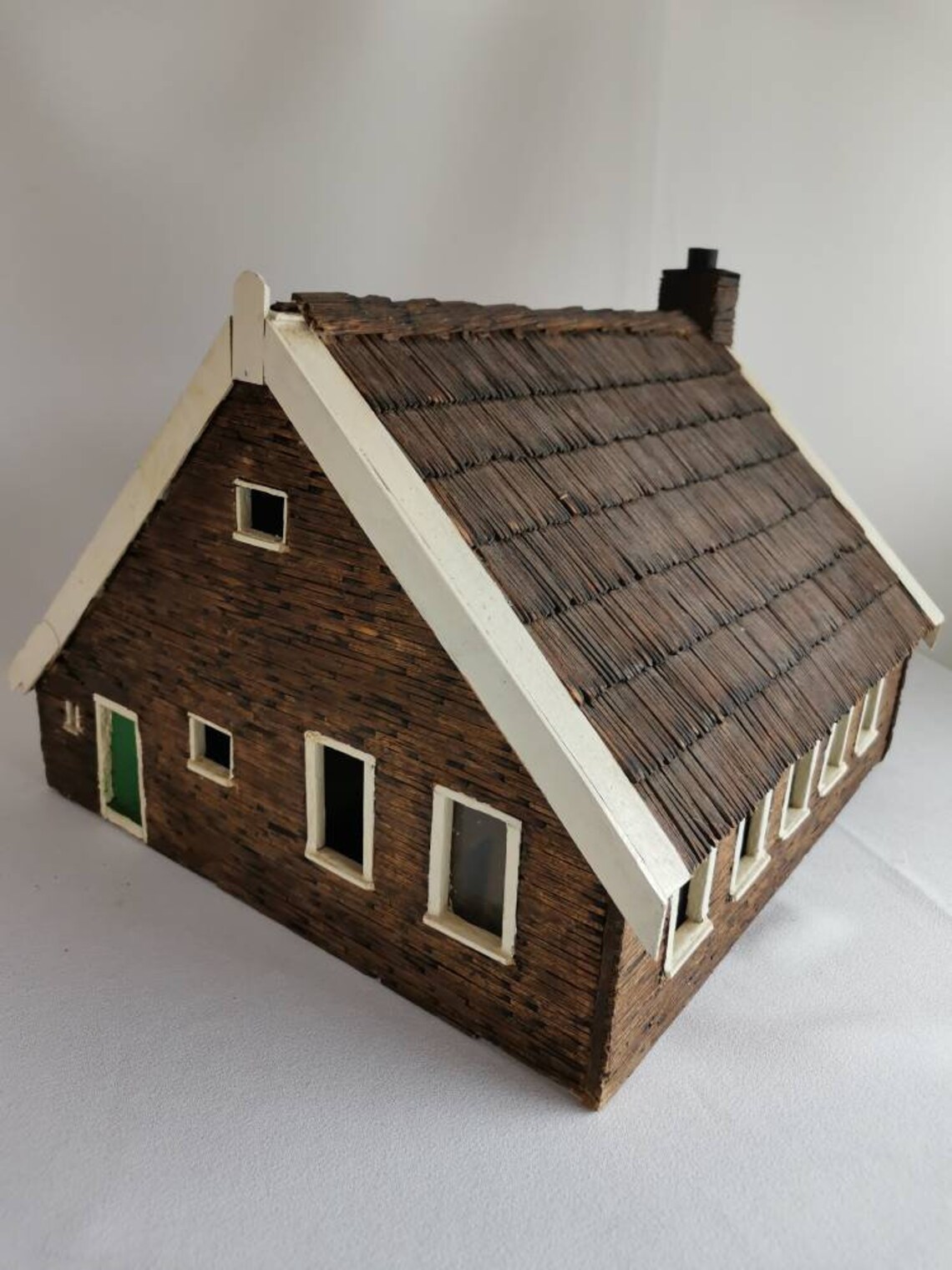 Vintage Match Farm 1950s Miniature Dutch Farmhouse Made From Matches ...