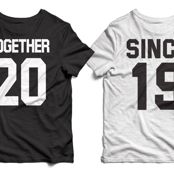 Together Since Tees - Etsy