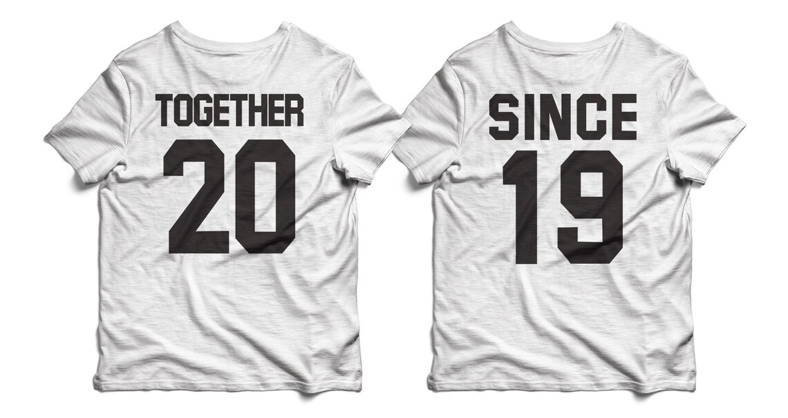 Together Since Couple Matching Shirt Together Since 2021 | Etsy