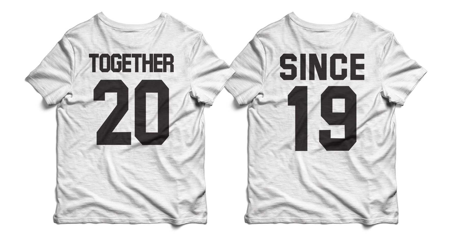 Together Since Couple Matching Shirt Together Since 2021 | Etsy