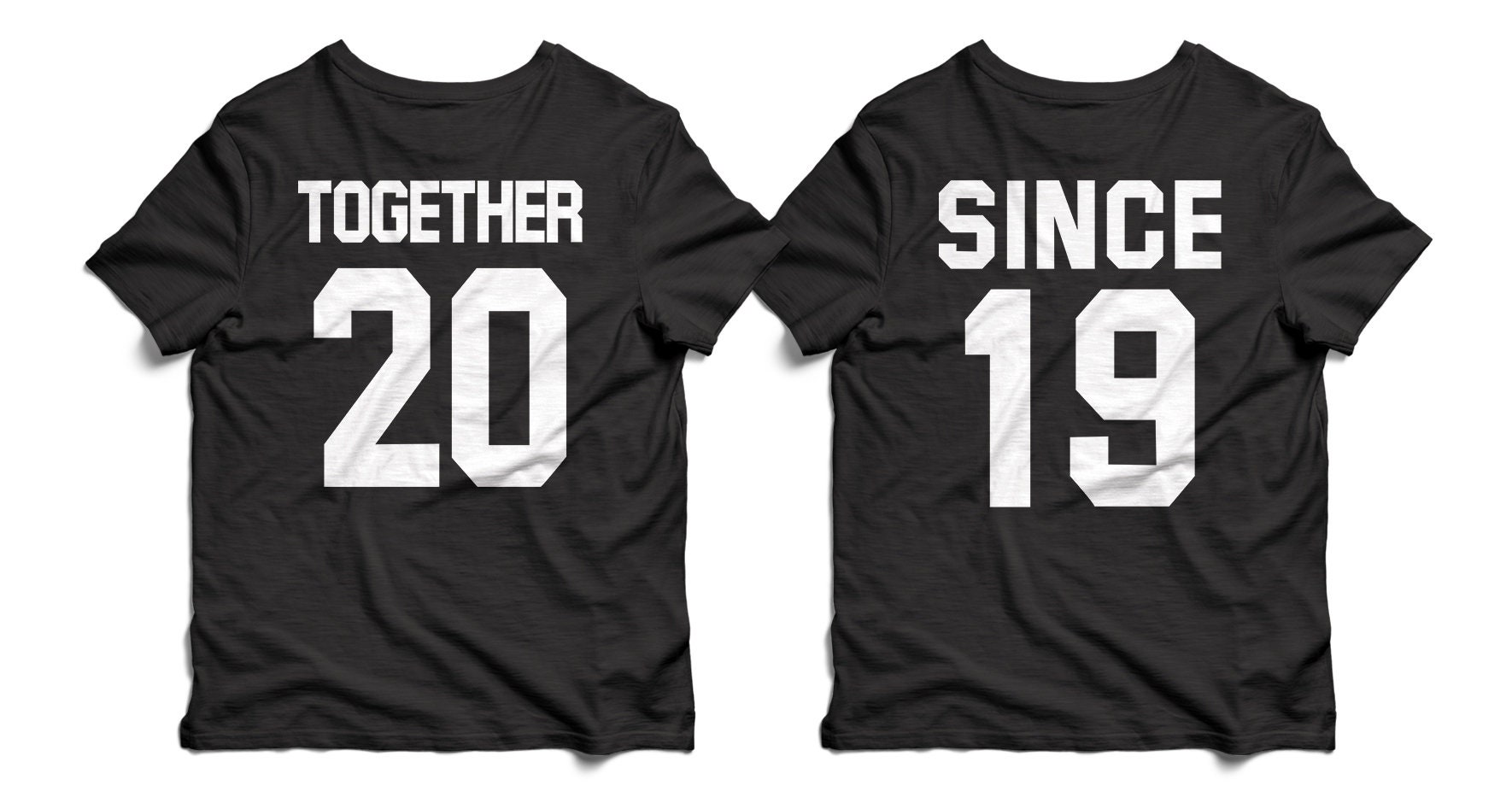 Together Since Couple Matching Shirt Together Since 2021 | Etsy