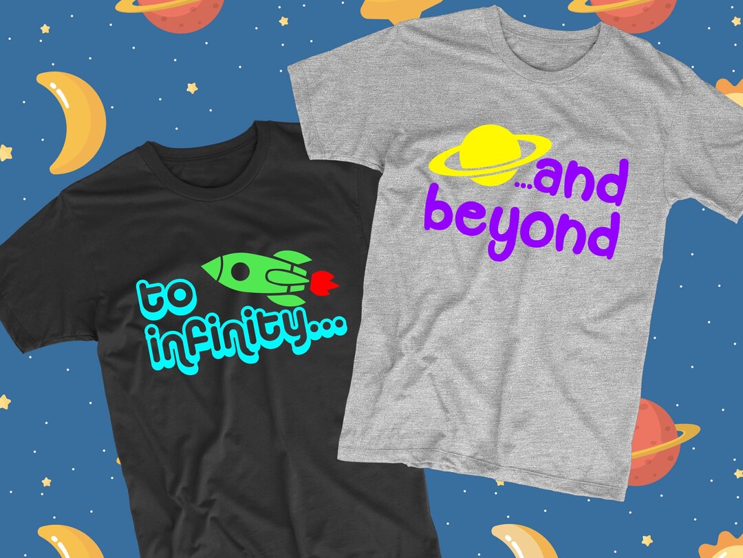 To Infinity and Beyond Shirts, Birthday Party Shirts, Disney Couple ...