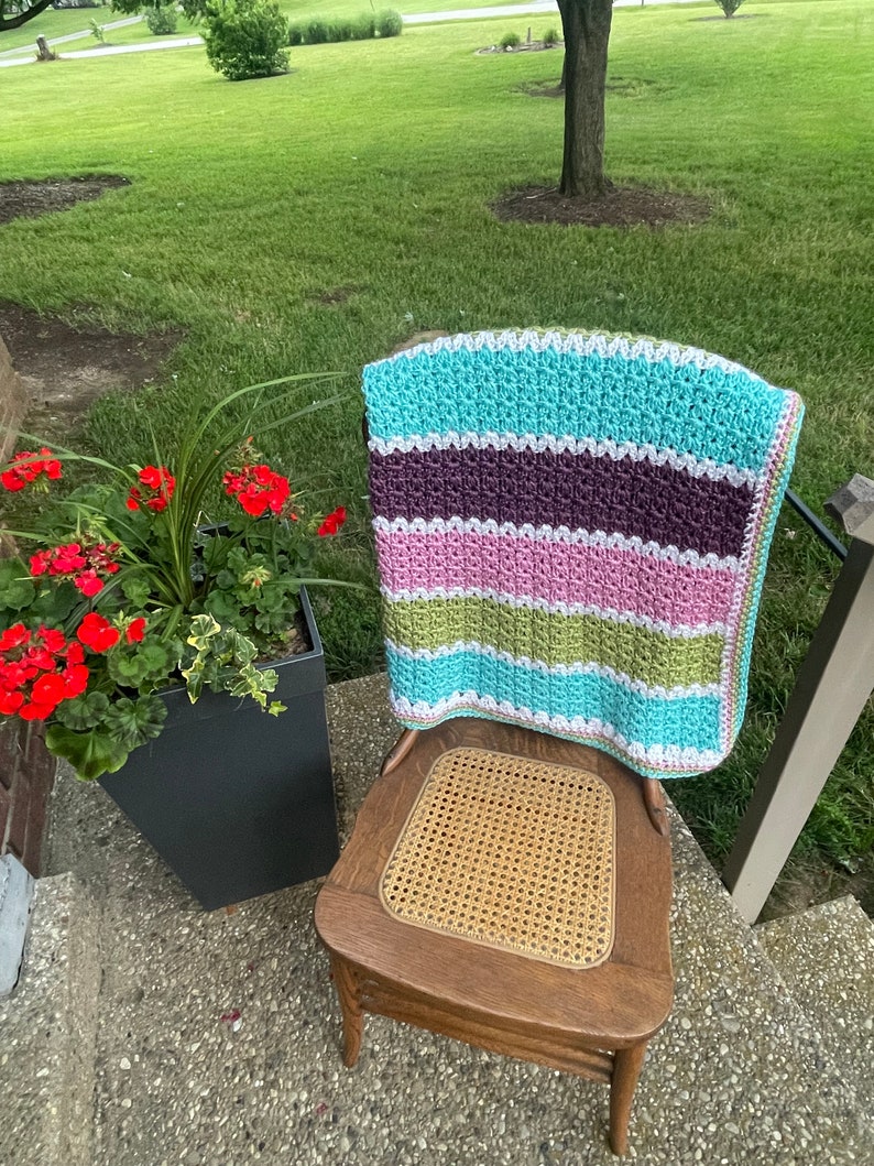 Crochet Lap Blanket - Etsy
