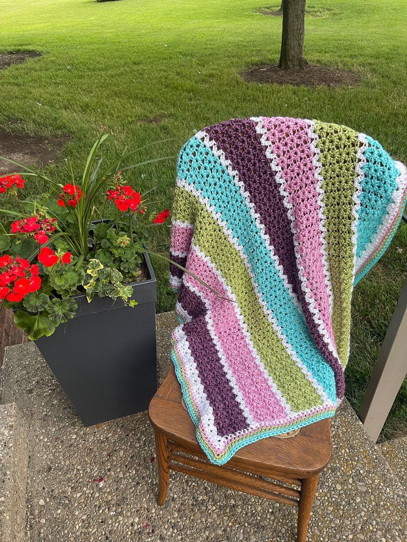 Crochet Lap Blanket - Etsy