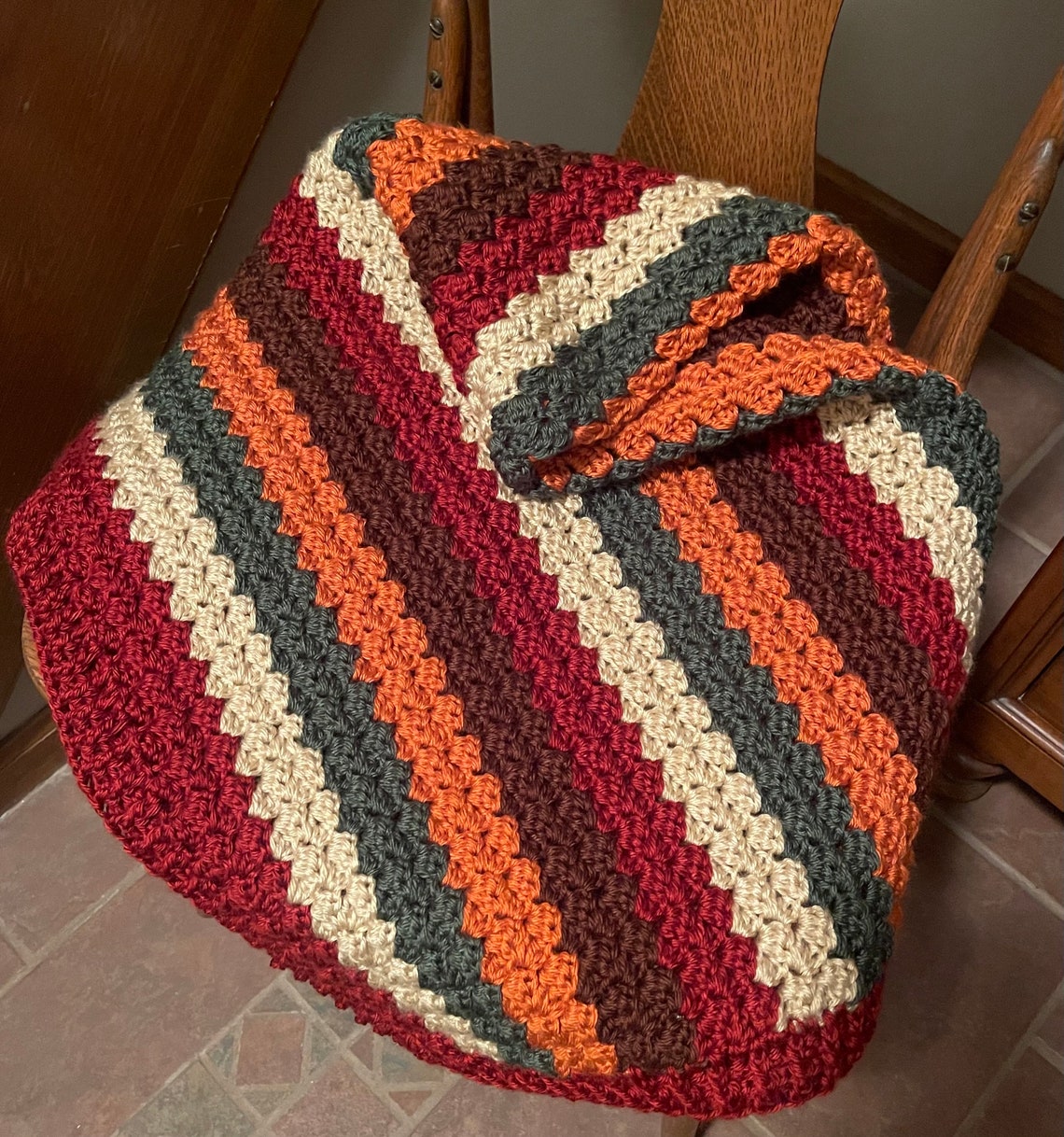 Crochet Lap Blanket - Etsy