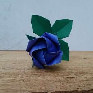 Origami Paper Rose, Valentine's Day Gift, 1st Anniversary Gift for Wife ...