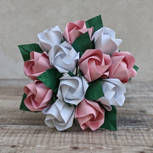 Pink Origami Bridal Bouquet - Etsy