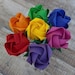 Rainbow Paper Roses Bouquet, Origami Flowers, Birthday Gift for Her ...
