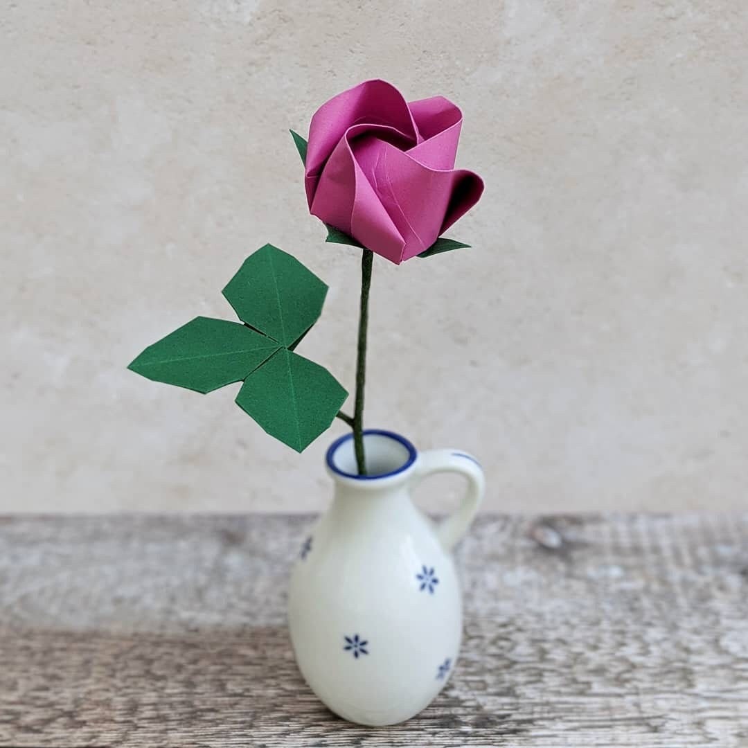 Single Origami Rose, Everlasting Paper Flower, Marriage Proposal ...