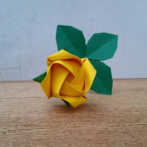 Origami Paper Rose, Valentine's Day Gift, 1st Anniversary Gift for Wife ...