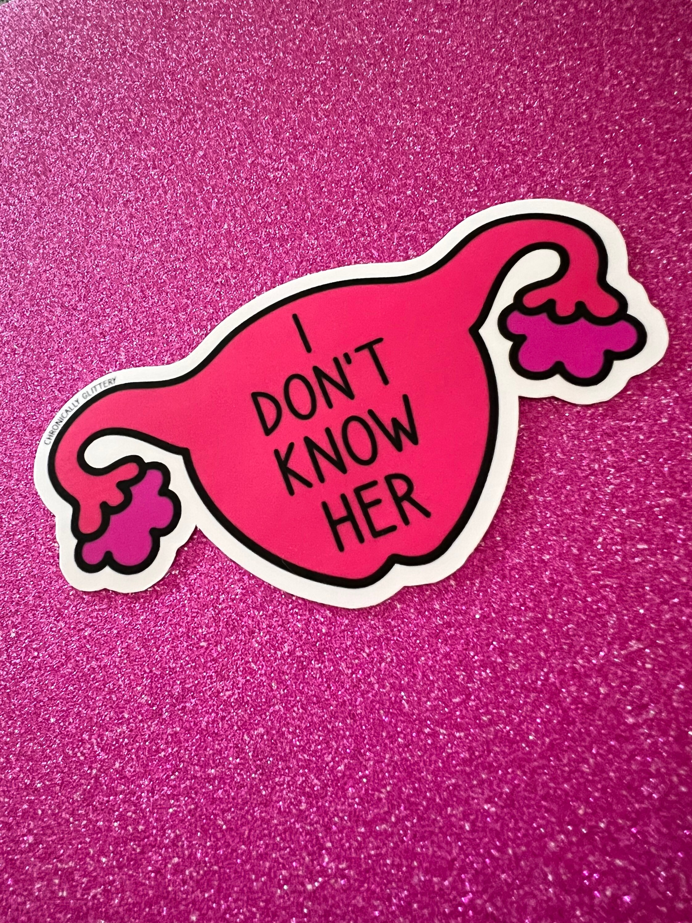 I Dont Know Her Uterus Sticker Hysterectomy Mariah Carey - Etsy