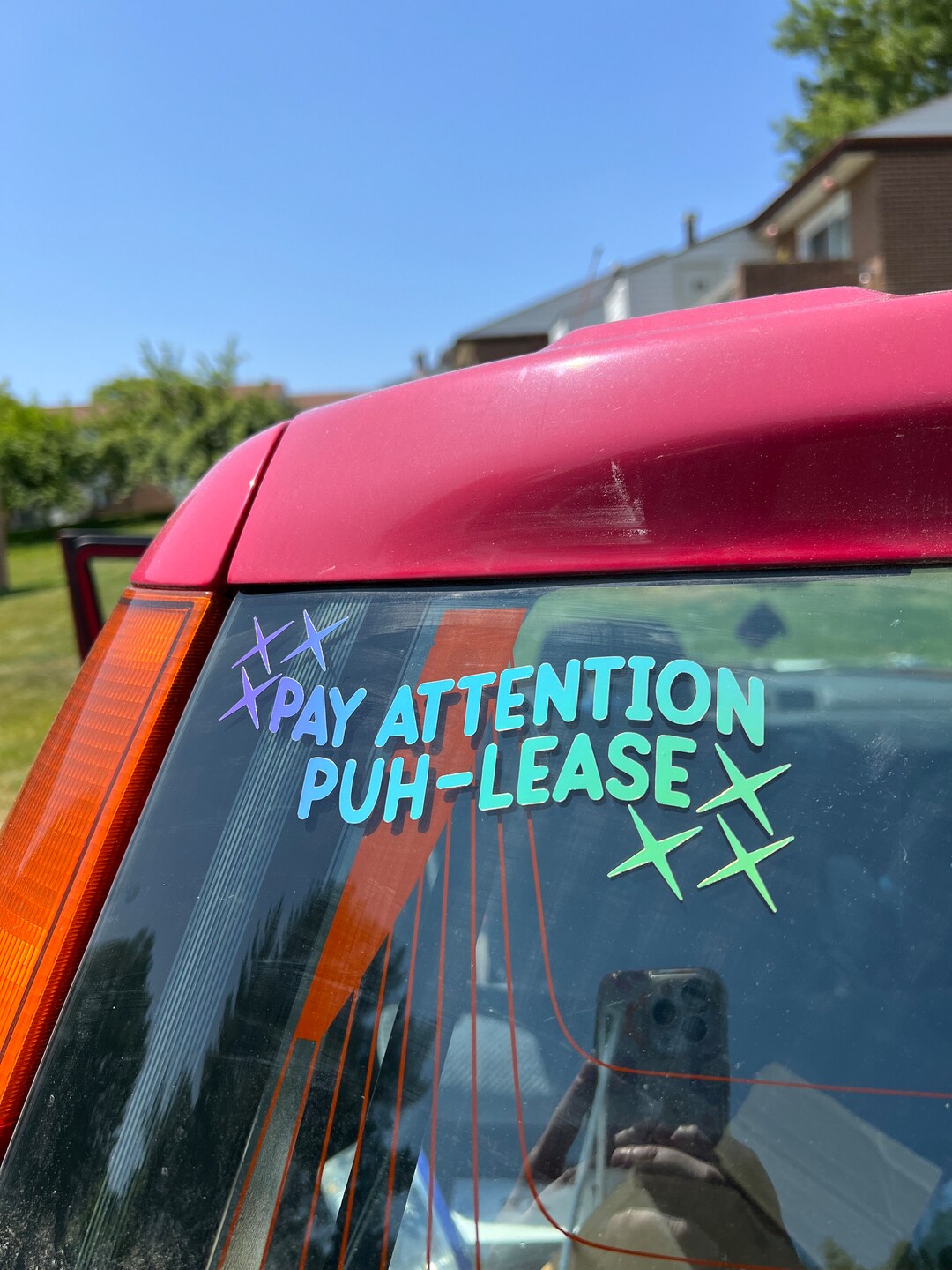 Pay Attention Puh-lease Vinyl Decal, RHONJ, Jersey Girl, Table Flip ...