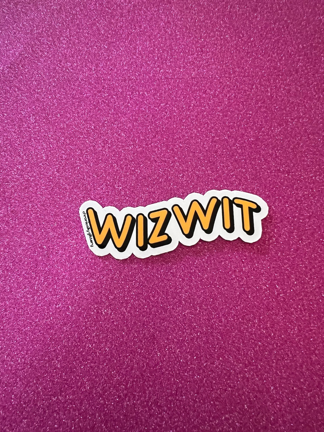 Wiz Wit Wave Sticker, Philly Cheesesteak, Cheese Whiz, Fried Onions ...