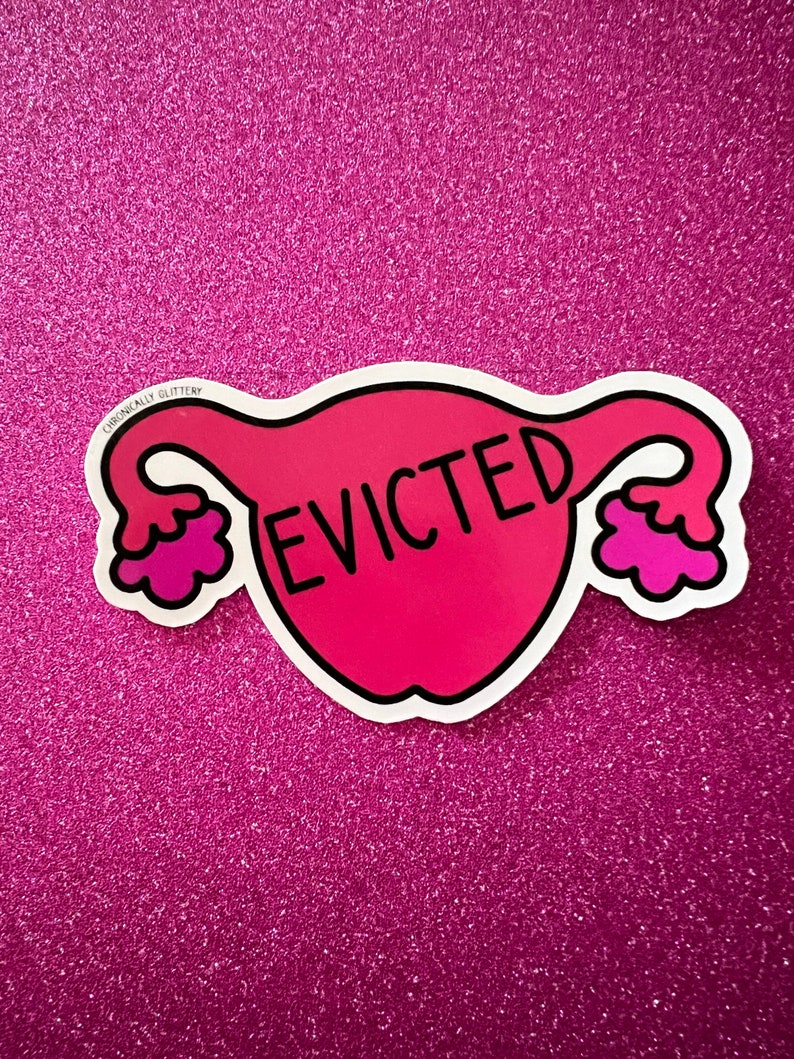 Evicted Uterus Sticker, Hysterectomy, Funny Gift, Uterus Eviction - Etsy