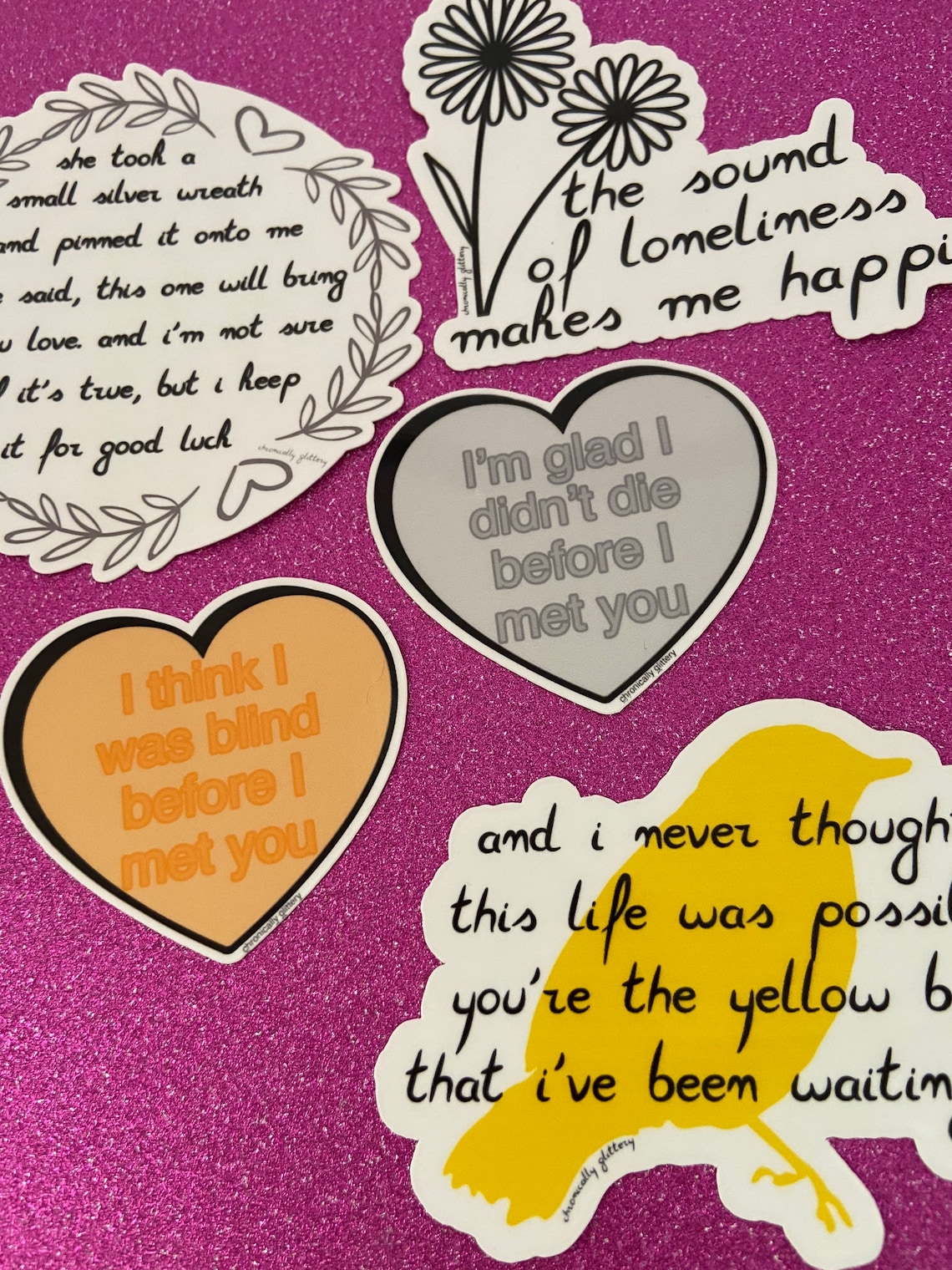 Bright Eyes Sticker Pack Im Wide Awake Its Morning This Is | Etsy