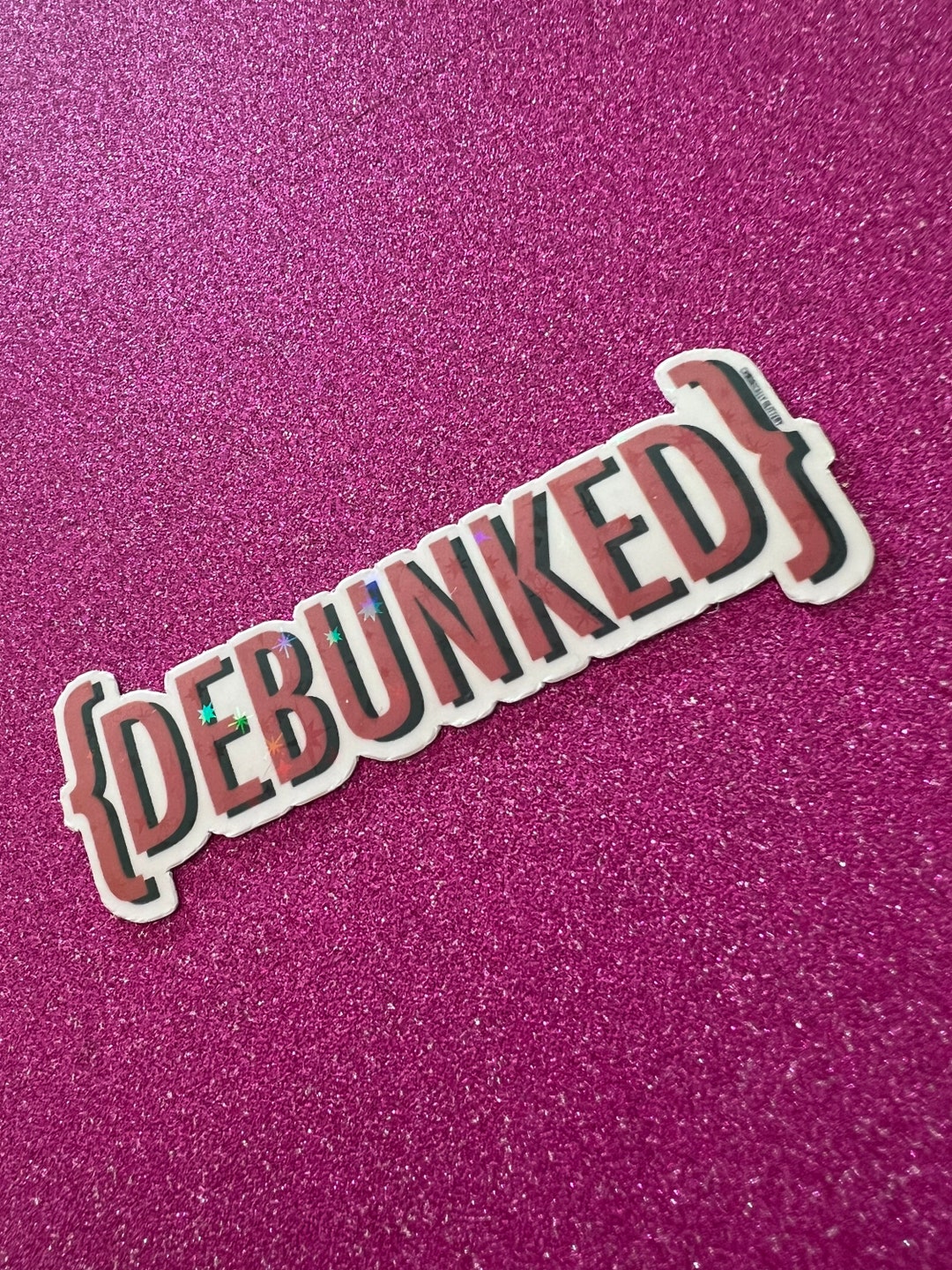 Holo Debunked Sticker, Ghost Adventures, Ghost Hunting, Paranormal ...