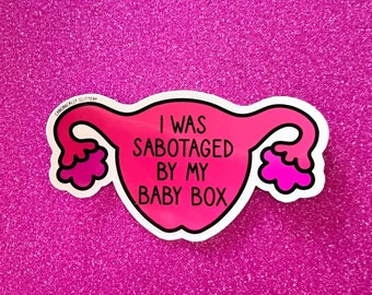 Hysterectomy Sticker Funny Asshole Uterus Evicted - Etsy