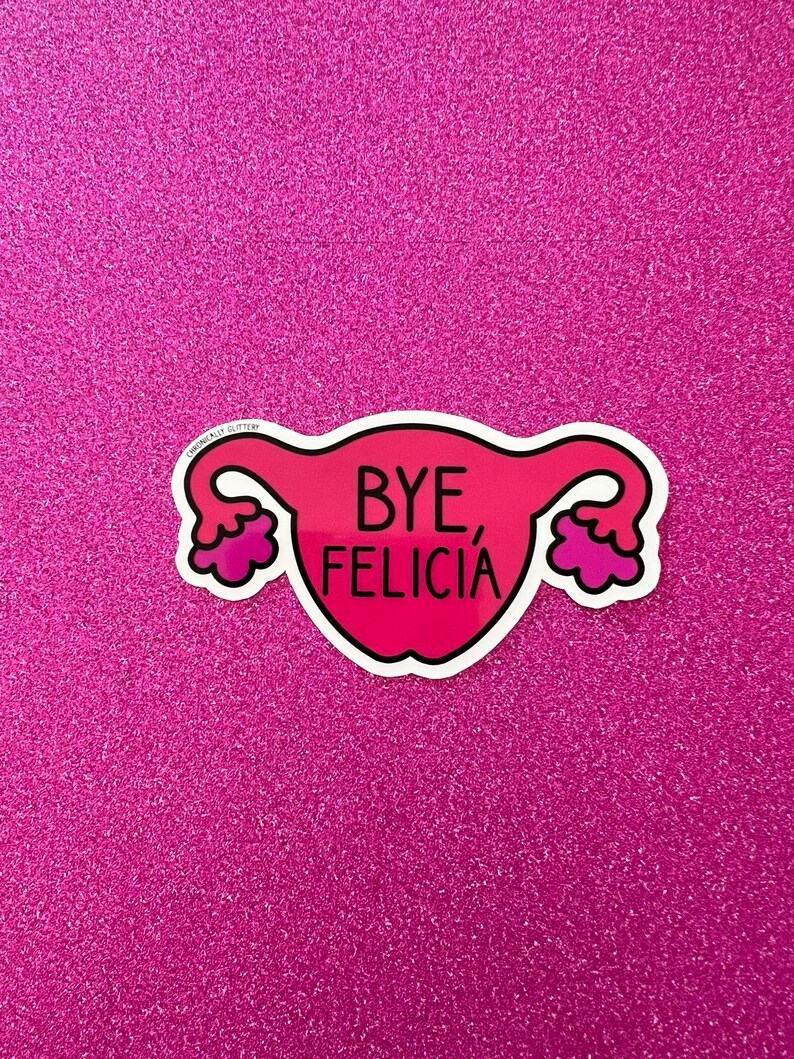 Bye Felicia Uterus Sticker Hysterectomy Funny Gift Friday - Etsy