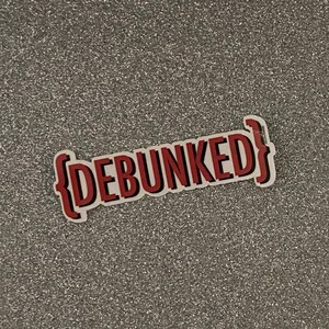 Debunked Sticker, Ghost Adventures, Ghost Hunting, Paranormal ...
