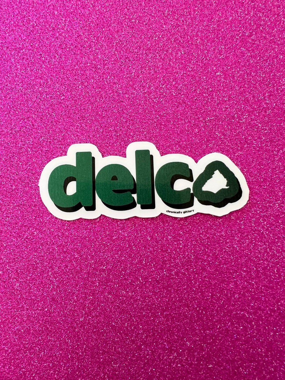 Delco Sticker, Delaware County Ouline, Map, Philadelphia Adjacent, Mood ...