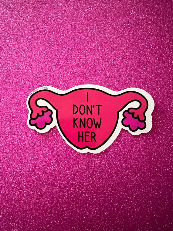 I Dont Know Her Uterus Sticker Hysterectomy Mariah Carey | Etsy