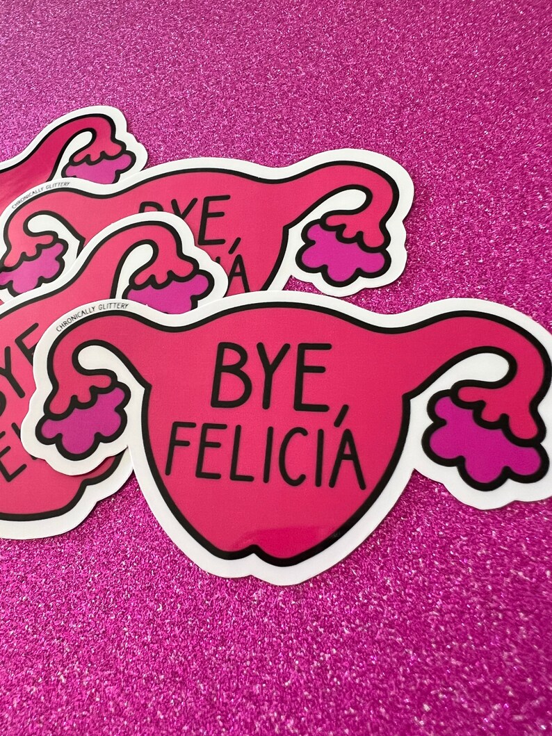 Bye Felicia Uterus Sticker Hysterectomy Funny Gift Friday - Etsy