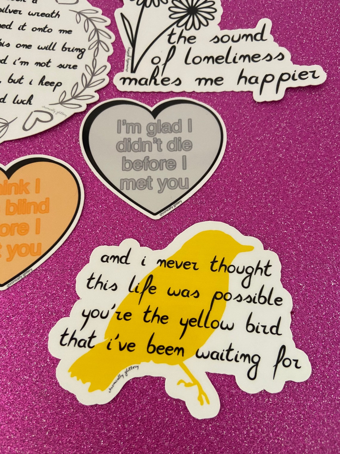 Bright Eyes Sticker Pack Im Wide Awake Its Morning This Is | Etsy